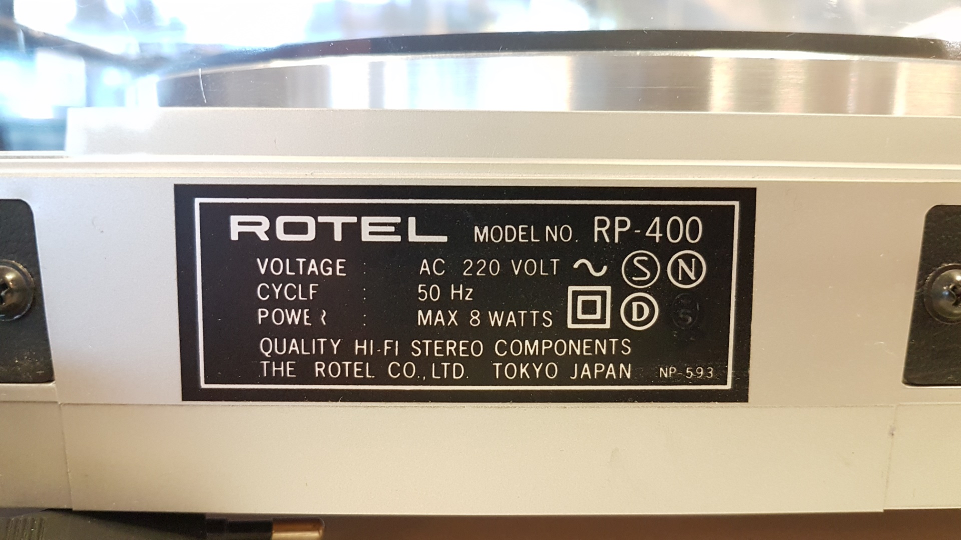 Vinüülplaadimängija Rotel RP-400 - Elektroonika24